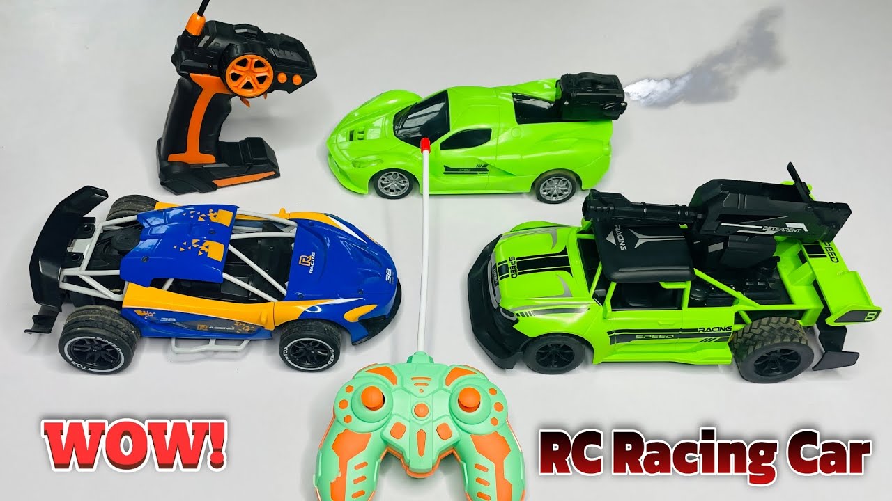 unboxing remote control | RC Spray Racing Car's Unboxing And Testing ...