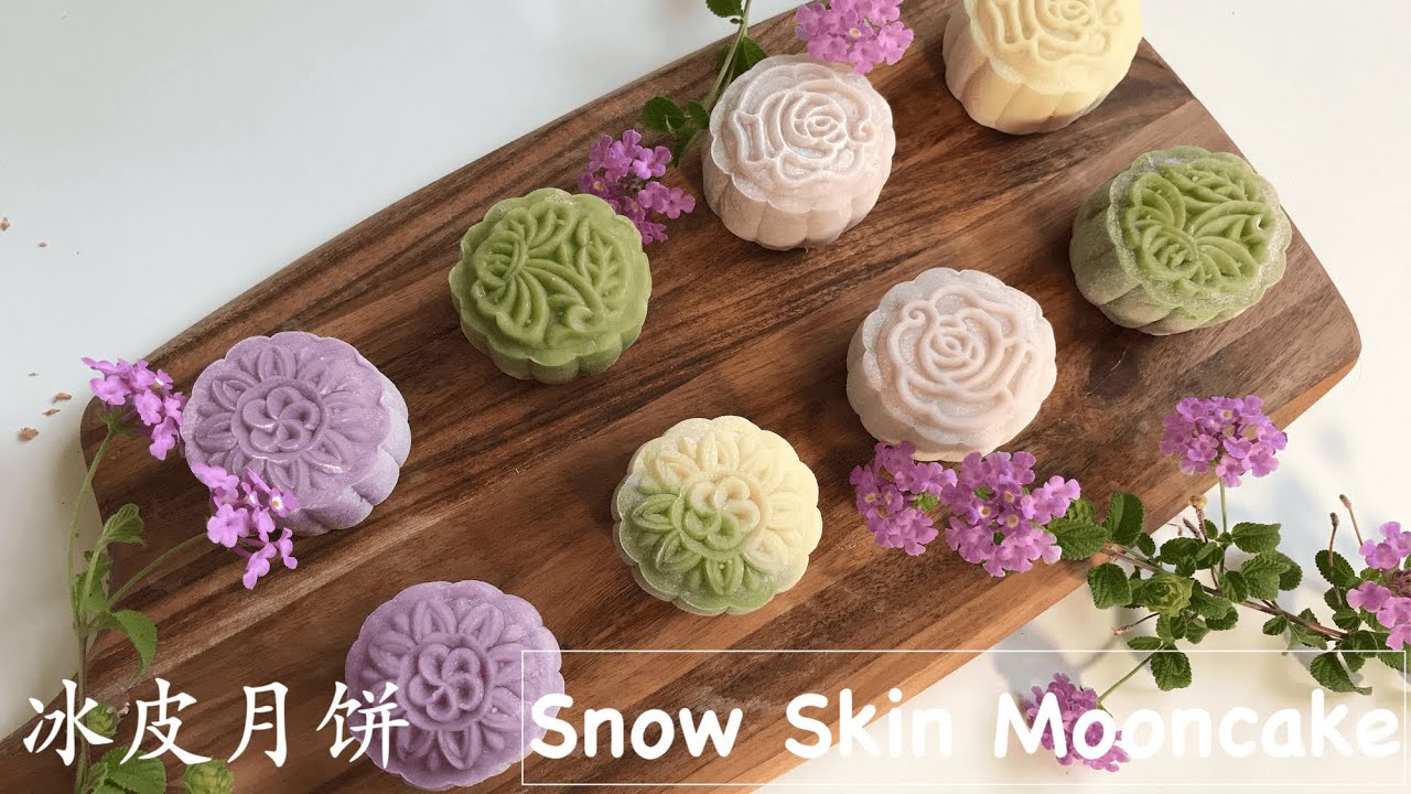 【4K CC】Snow Skin Mooncake|Mid-Autumn Festival NO OVEN|GoodCookingIdeas ...