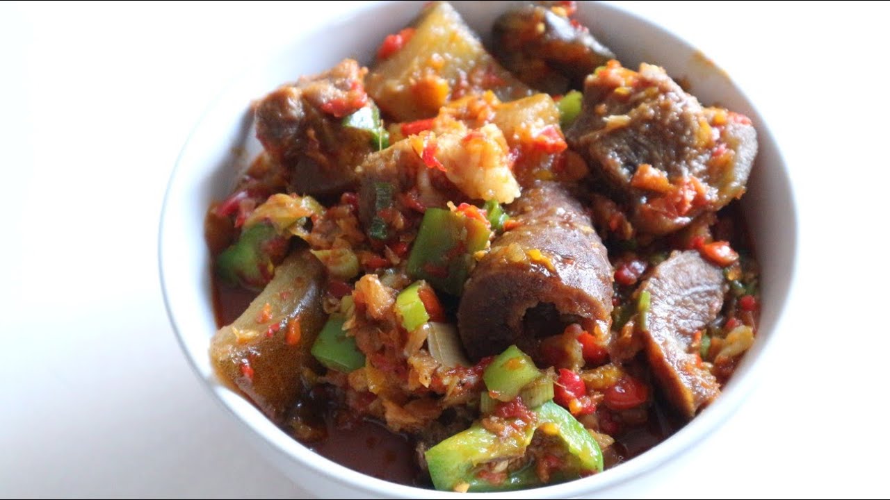 Spicy kpomo stew (How to make pepper kpomo) - YouTube