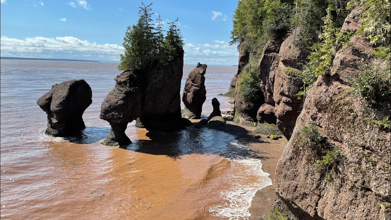 Canada - Hopewell Rocks Are a Must-See In Canada - YouTube