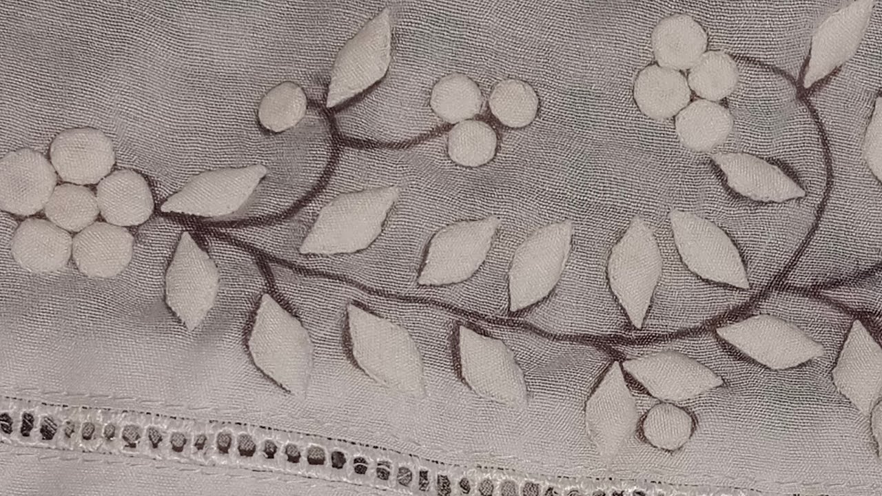 Applique Work Expert is live! How to do applique work 🧵🪡 - YouTube