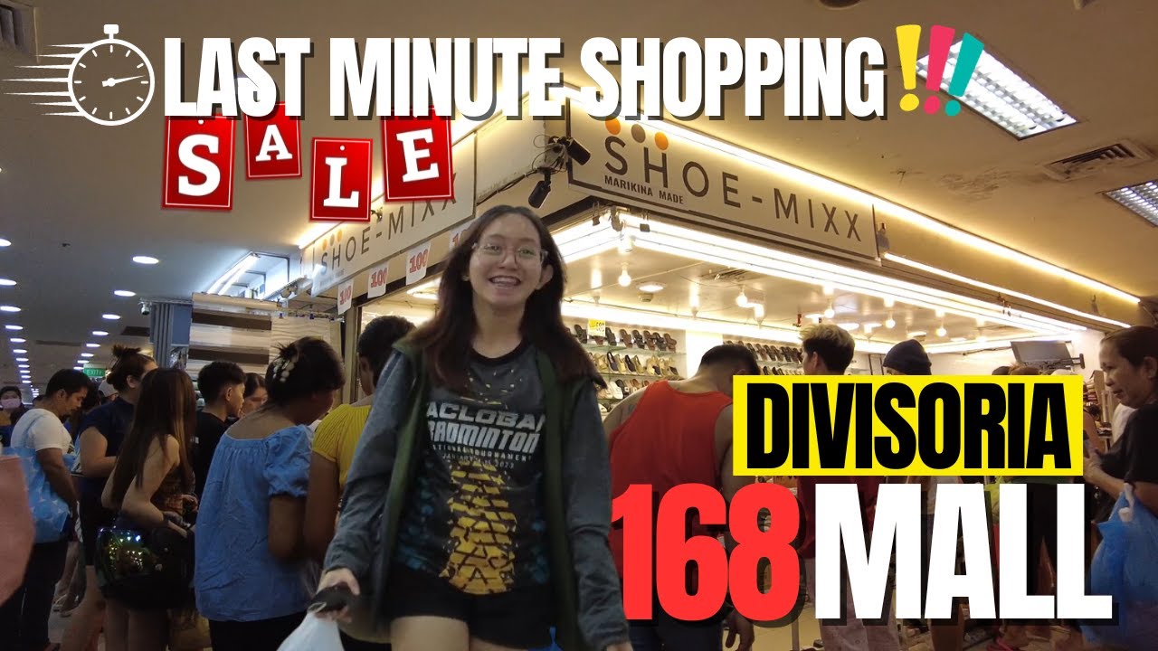 [4K] LAST MINUTE SHOPPING AT 168 MALL DIVISORIA - CHRISTMAS RUSH 2023 ...
