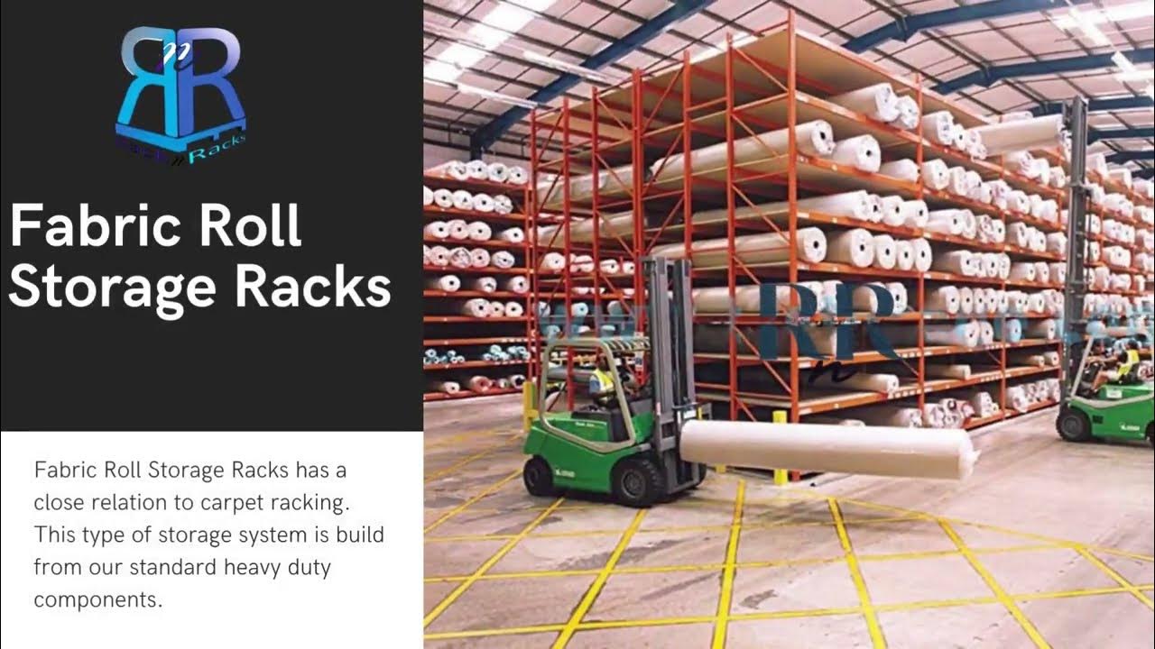 Fabric Roll Storage Racks | Industrial Racking | Warehouse Racks ...