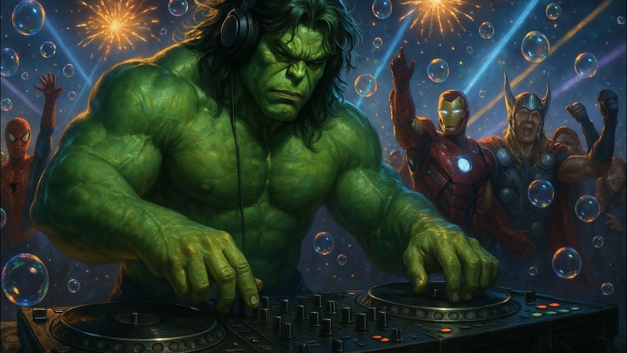 Deep House - English DJ Hulk (inspired) Smash Smash Smash ⚡💚 The Bass ...