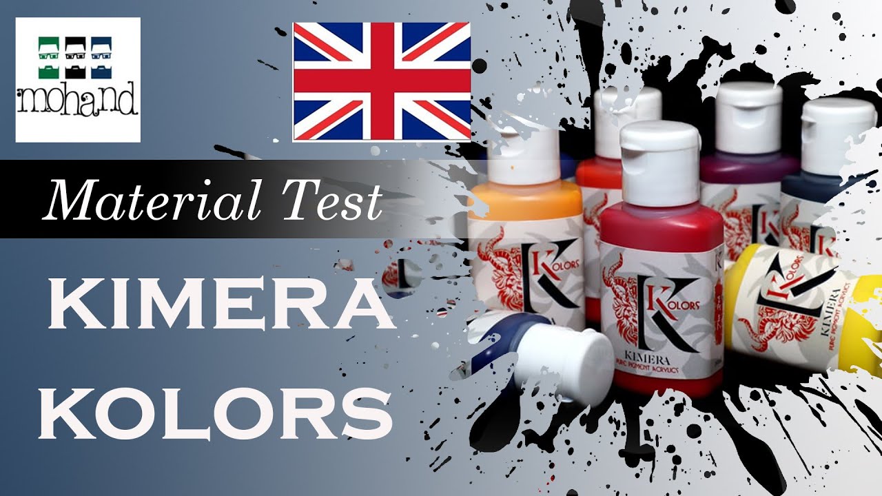 Test Material : Kimera Kolor ( Pure Pigment Set ) Paint for miniatures ...