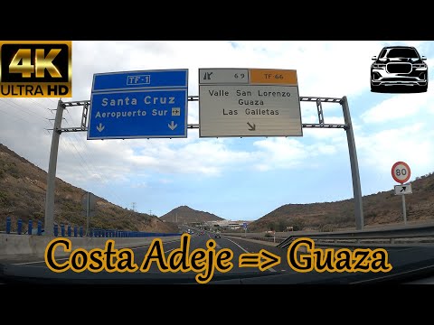 TENERIFE | From San Eugenio (Costa Adeje) to Guaza 🚘 Autumn 2021 | Driving Tour [4K]