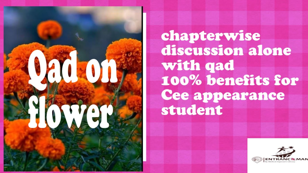 QAD on Flower. most important topic of morphology of angiosperms - YouTube