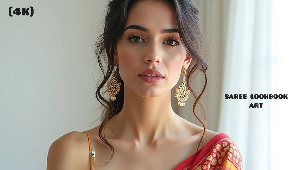 [4k] Real Indian Ai Lookbook Model - charming and graceful model ...