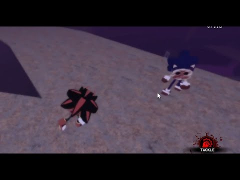 tackling sonic down to the ground in Sonic.exe : The Disaster (Shadow ...