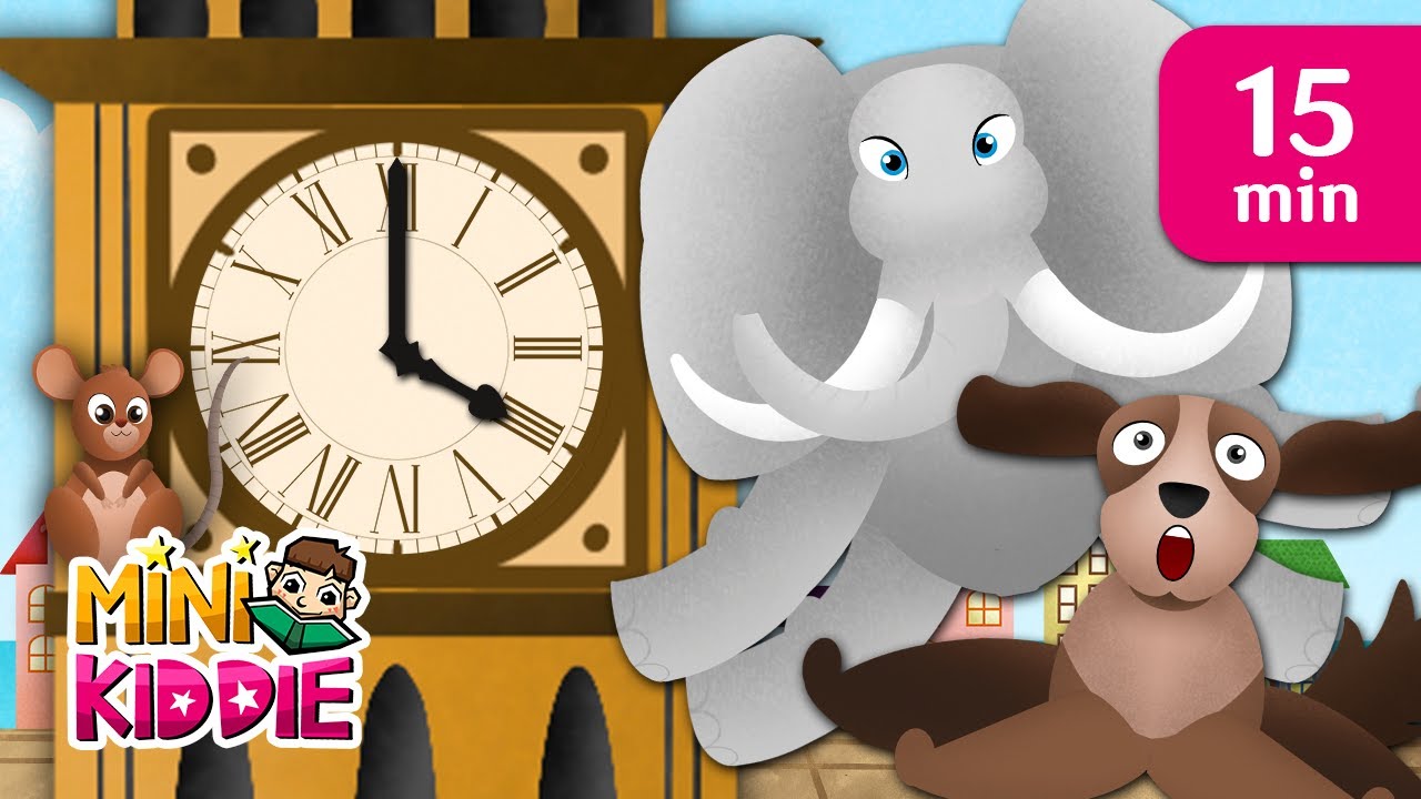 Hickory Dickory Dock & More Kids Songs | Nursery Rhymes | Mini Kiddie ...