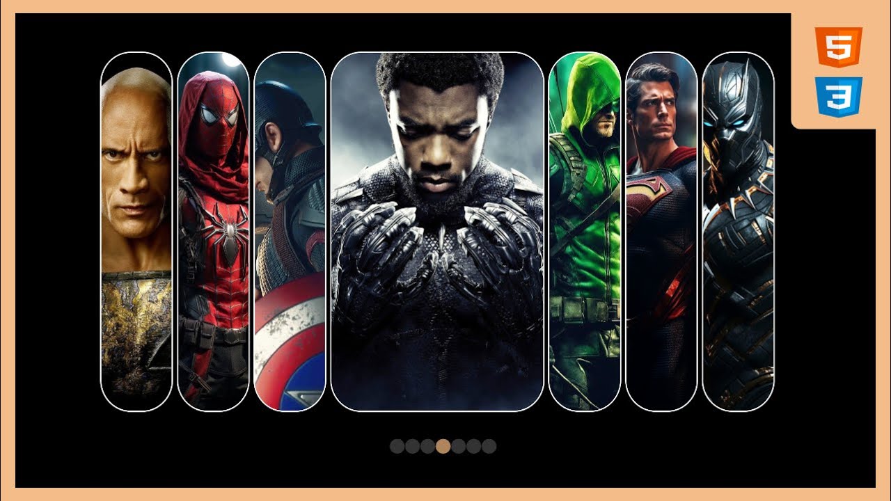 Css Only 3d Image Slider Coding Html Css Javascript Python Youtube