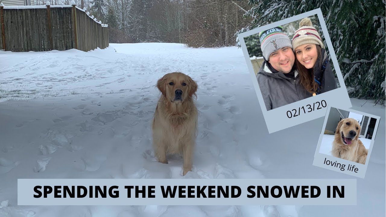 Weekend Vlog // Getting snowed in! - YouTube