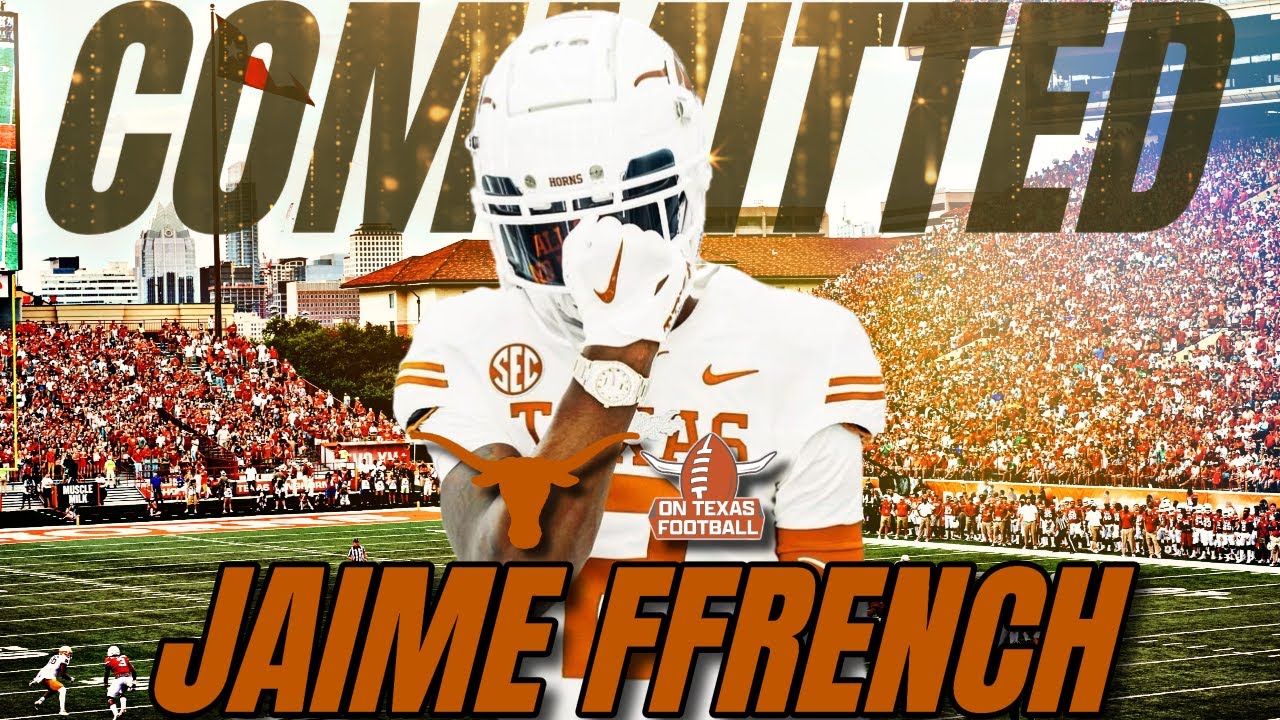 BREAKING: 2025 WR Jaime Ffrench COMMITS to Texas! | Recruiting ...