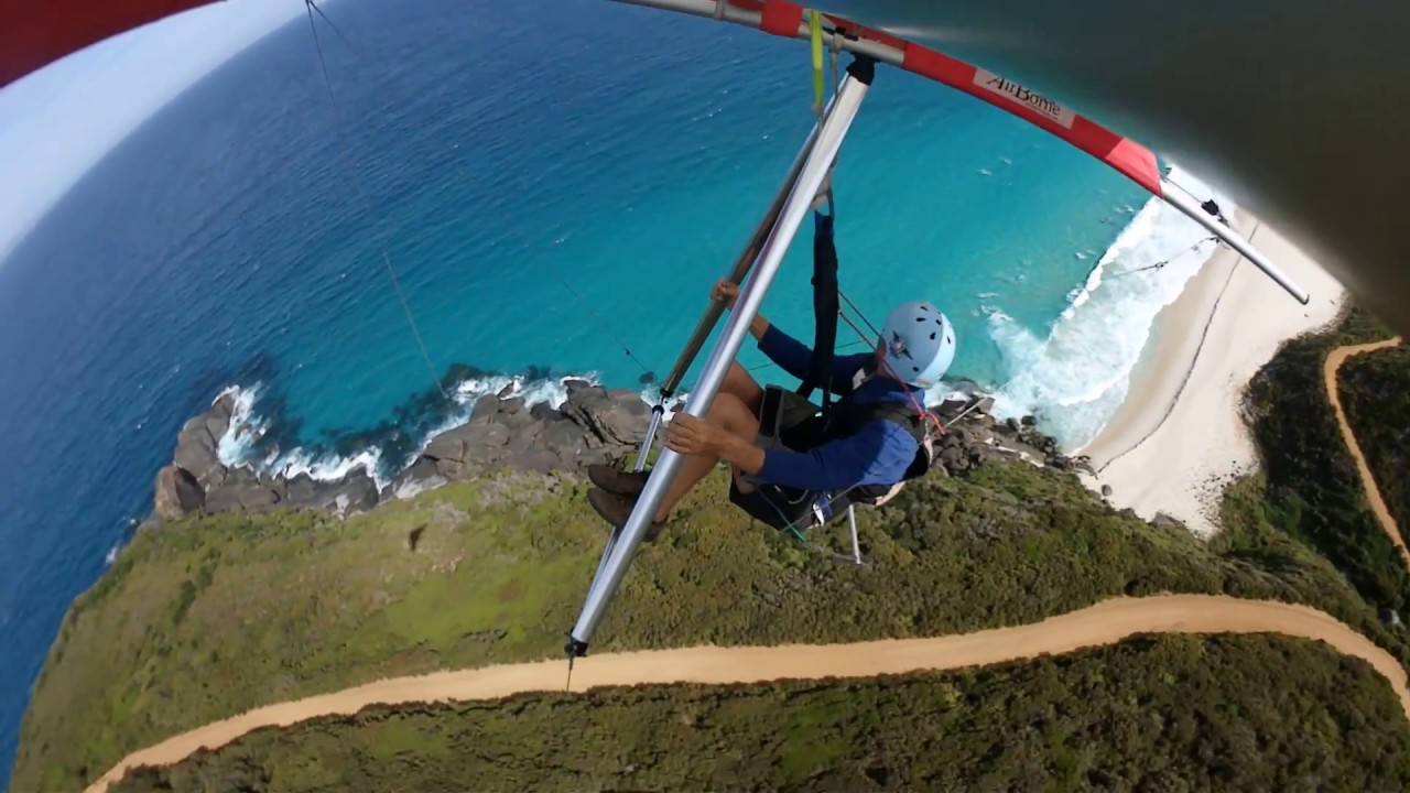 flying supron (prone and supine all in one harness)at Shelly Beach WA ...