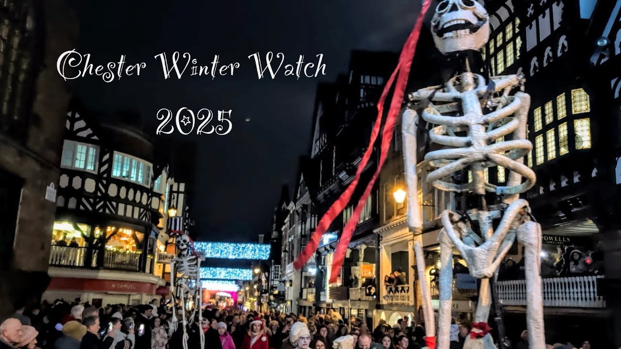 This is NOT your normal Christmas Parade... 💀🔥 (Chester Winter Watch ...