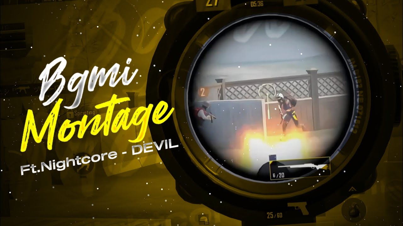 BGMI Montage 4K Ft.Nightcore - DEVIL - YouTube