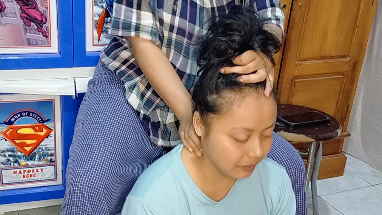Hair Cracking and neck Cracking - YouTube