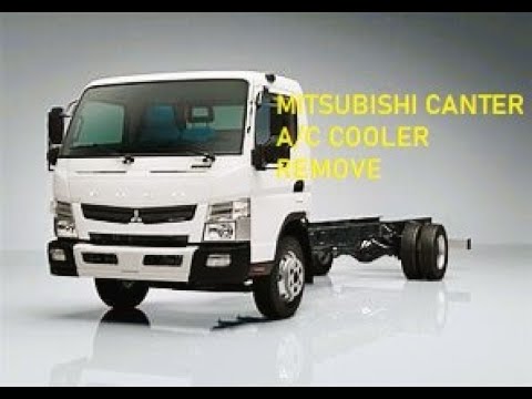mitsubishi canter ac cooling coil replacement - YouTube