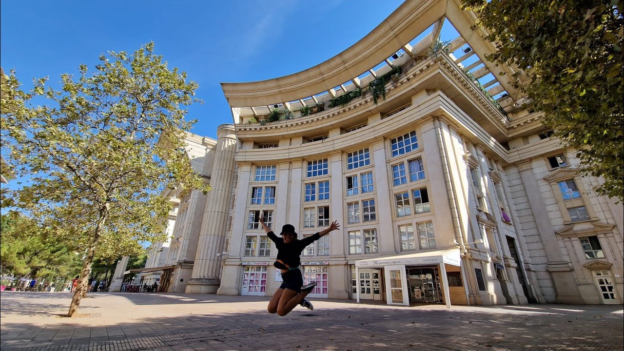 Montpellier Center, France - YouTube