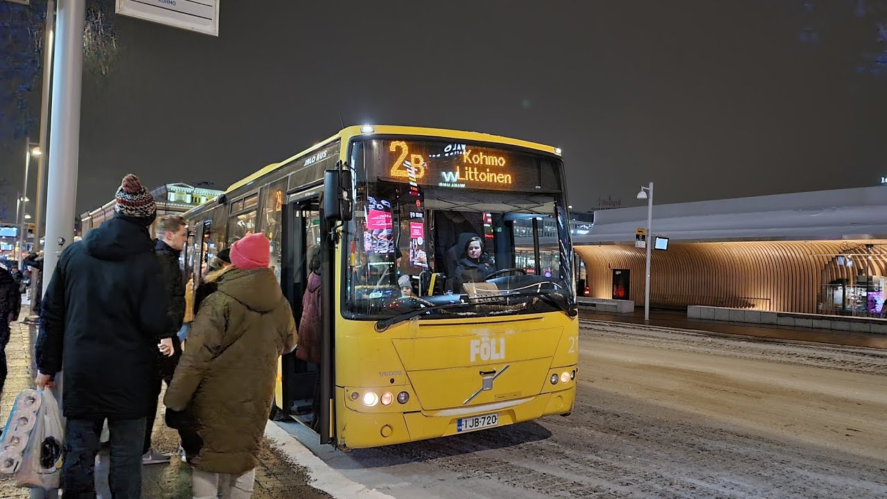 Jalobus 21 Volvo 8700LE B12BLE 6x2 @ Föli bus line 2B in Turku, Finland ...