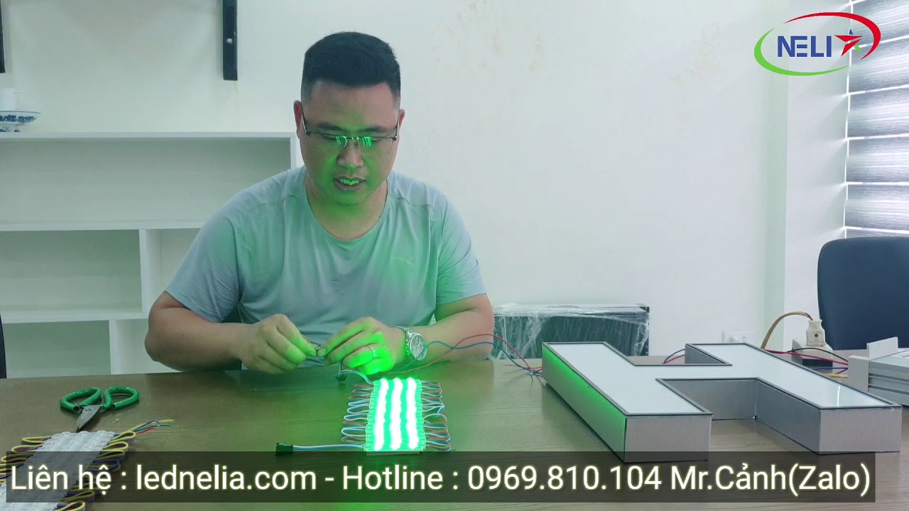 LED NELIA | Led hắt 3 bóng full color IC 8206 Nataya | Làm biển quảng ...