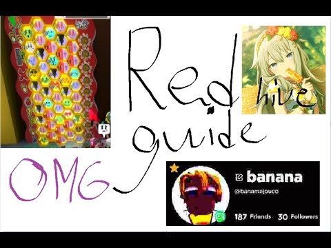 Newest Red Hive Guide in Bee Swarm Simulator (Takes the June balance ...