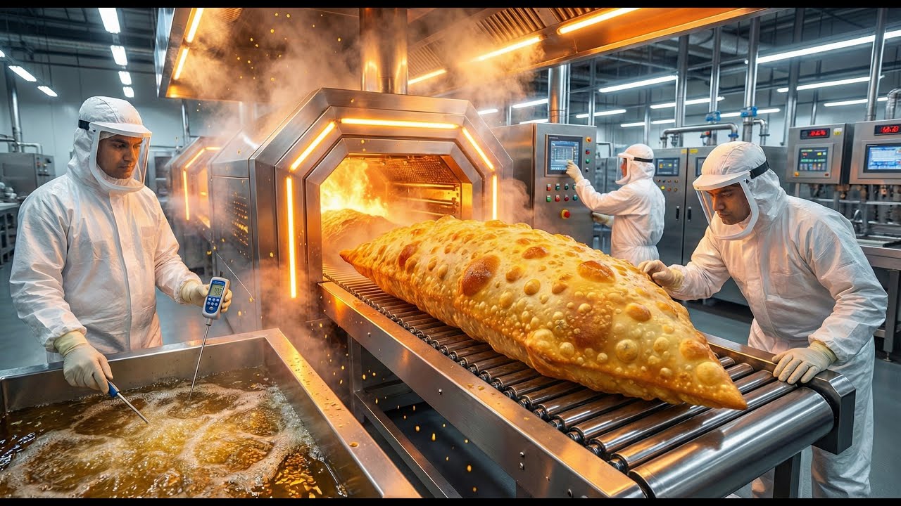Unveiling a Samosa Factory: How These Crispy Snacks Are Mass-Produced ...