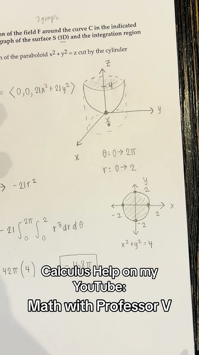 Look at this GORGEOUS 🤩🤩 Calculus 3 Exam! #mathwithprofessorv #calculusvideos #calculus #maths ...