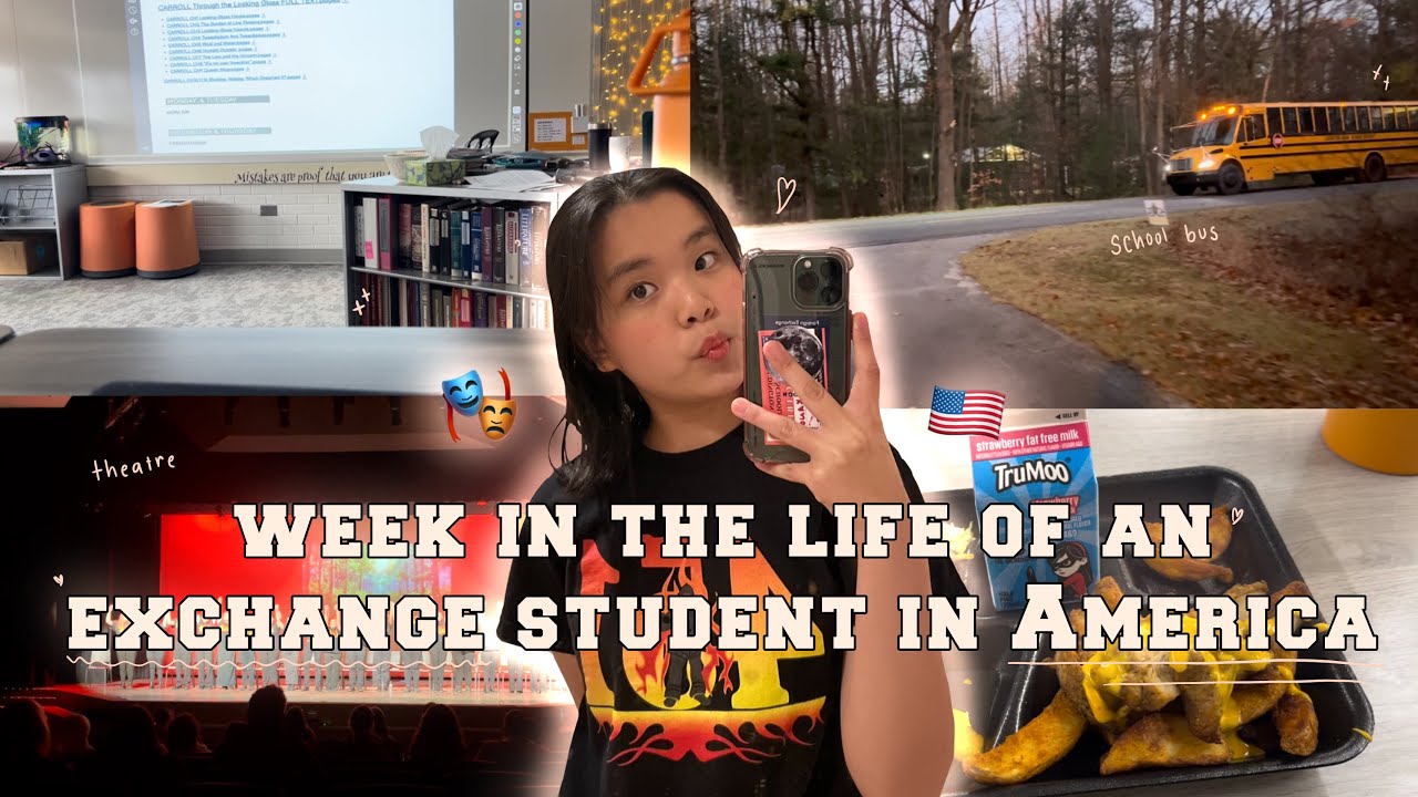 Week in the life of an exchange student in America 🎭🇺🇸 | High School ...
