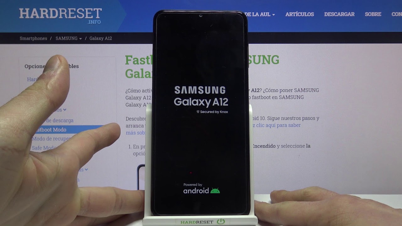Cómo entrar y salir del modo Recovery en SAMSUNG Galaxy A12 - Android ...