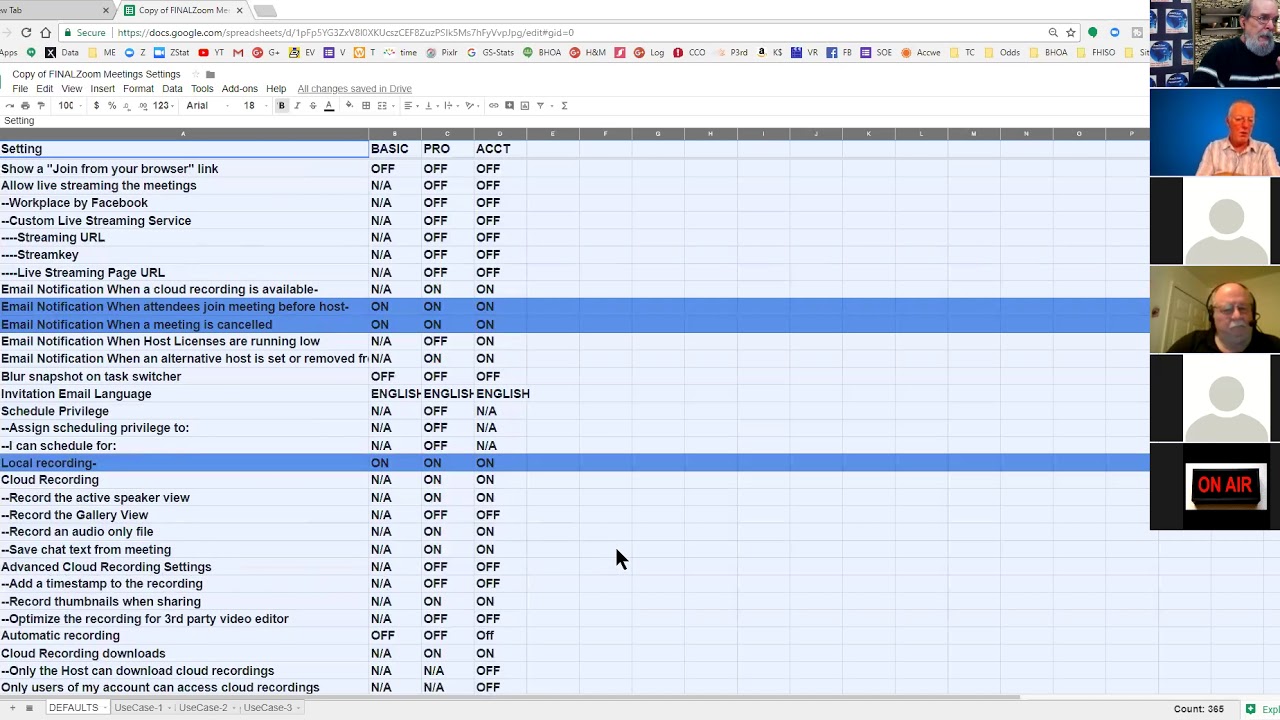 Zoom Default Meeting Settings - Pt 2 - YouTube