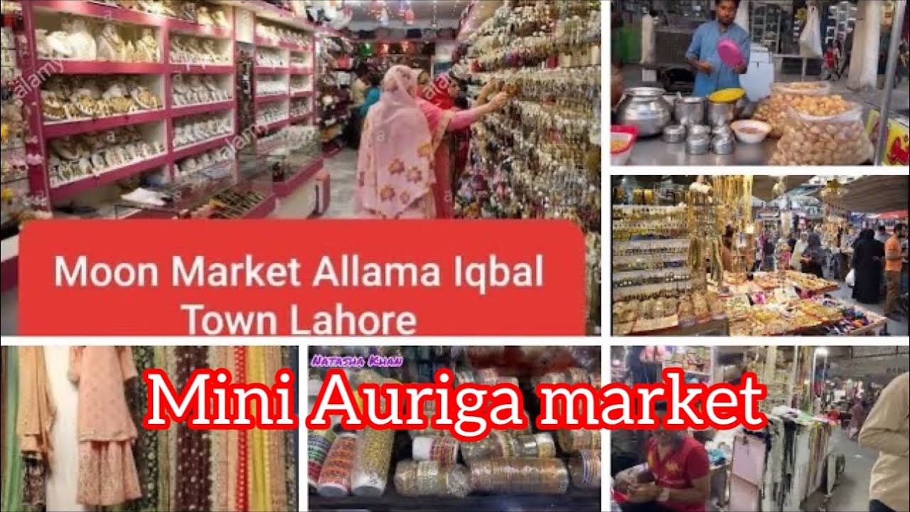 Moon market vlog|| humara bazar humari market|| Iqbal town Lahore - YouTube