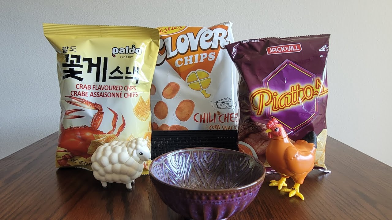 ASMR crunchy asian snacks (no talking) - YouTube