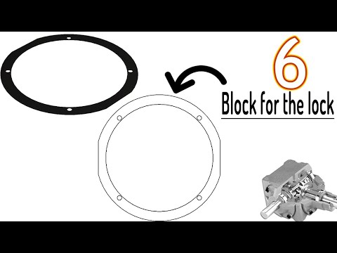 6-Project 39| Bevel Gearbox | SolidWorks Tutorial : gasket block for ...