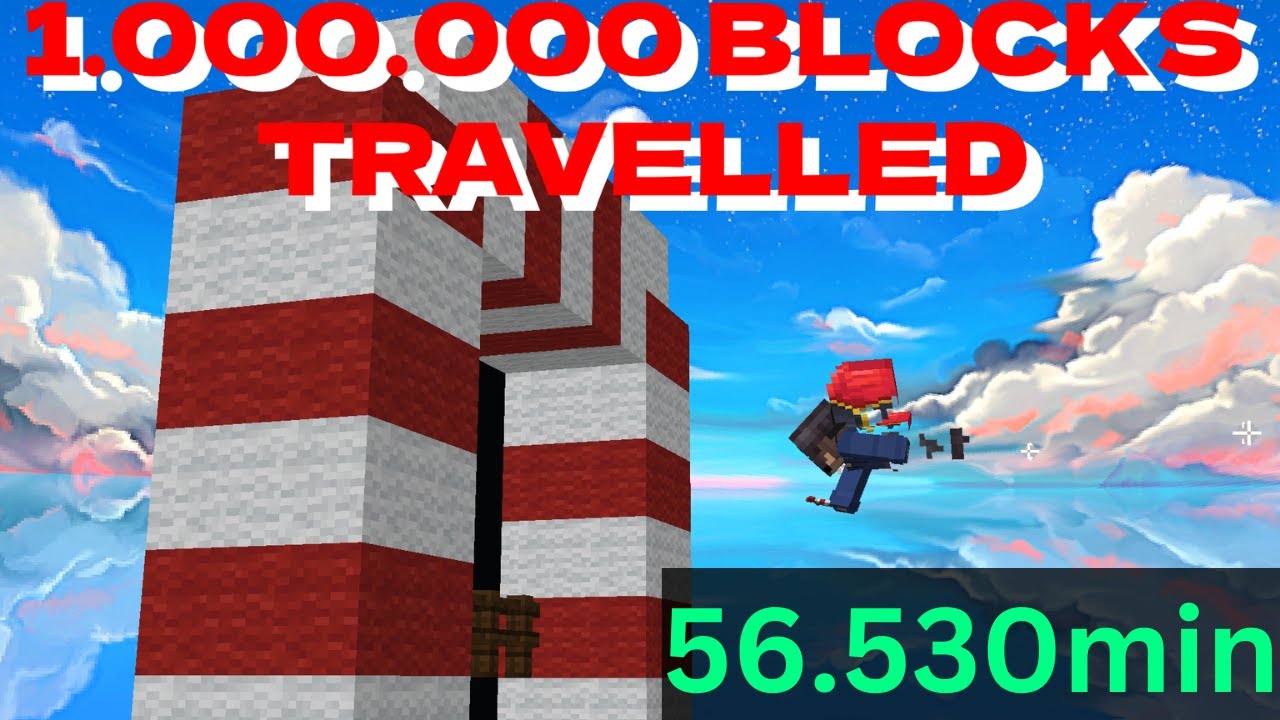 How FAST can i Travel 1 MILLION Blocks in Minecraft? - YouTube