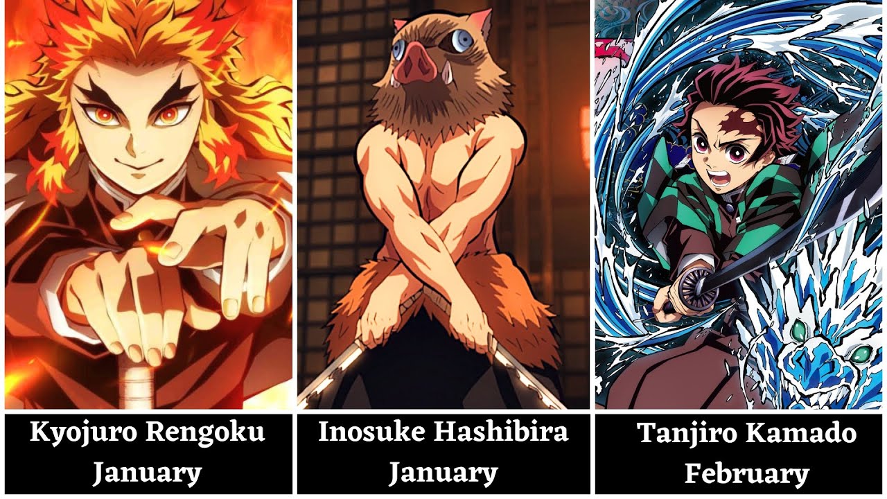 All Months of The Year in Demon Slayer | Kimetsu no Yaiba 🗓️ - YouTube