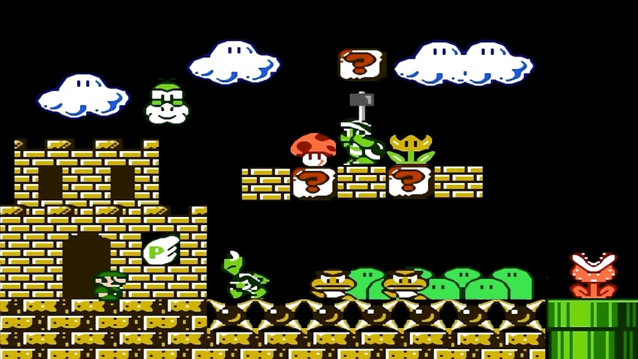 Super Mario Bros HD Luigi Vs Wario Part 1 YouTube
