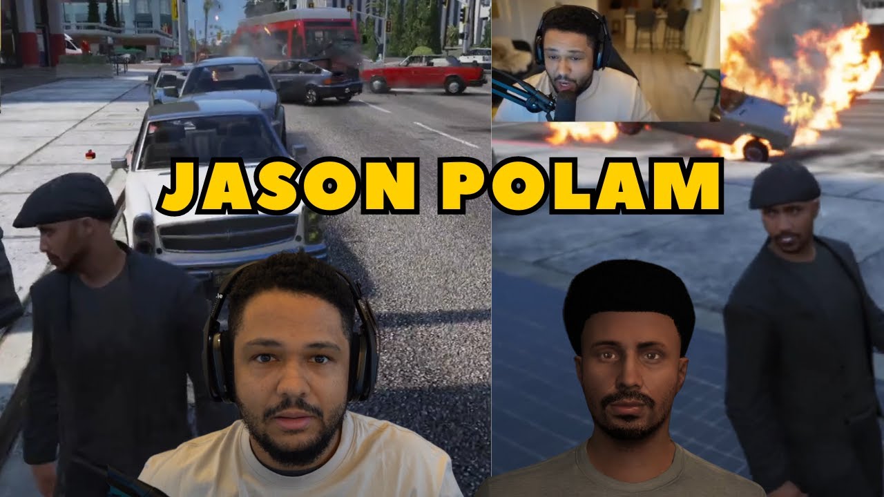 Jason Polam is Terrified of Los Santos | Nmplol's awkward GTA RP - YouTube