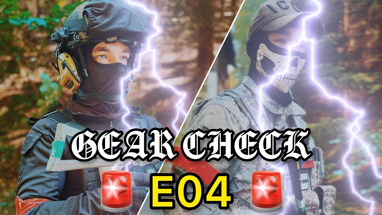 GEARCHECK E04 AIRSOFT - YouTube