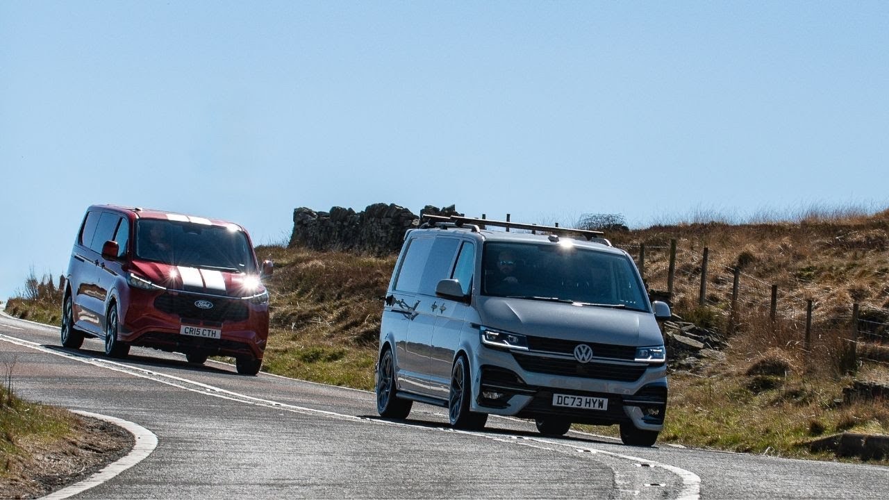 When two titans come head to head. The VW Transporter T6.1 vs the Ford ...