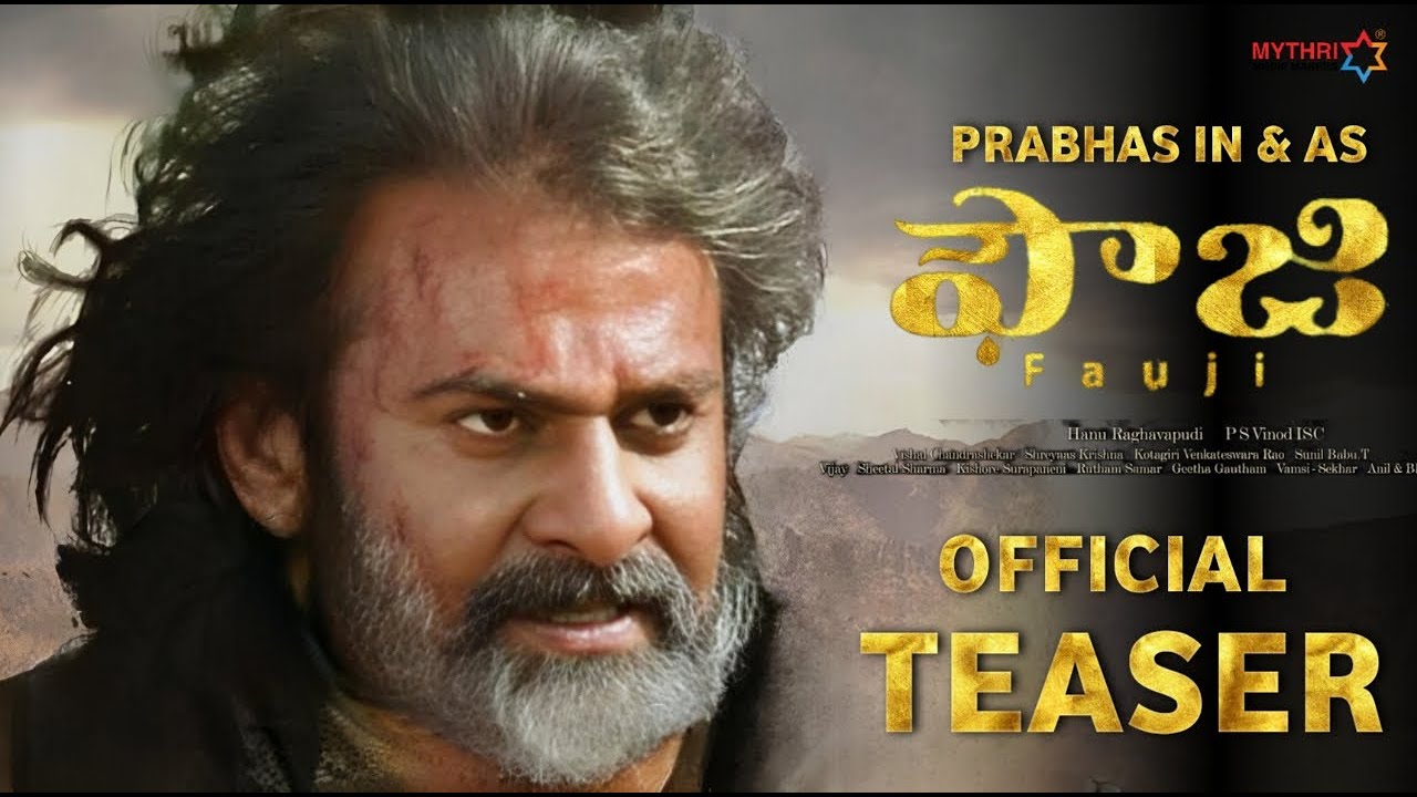 Fauji - Prabhas Intro Teaser| Hanu Raghavapudi , Imanvi , Fauji First ...