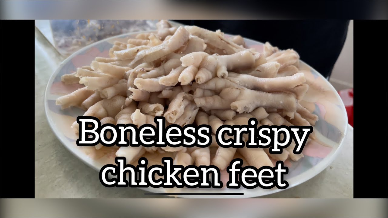 Boneless crispy chicken feet | how to - YouTube