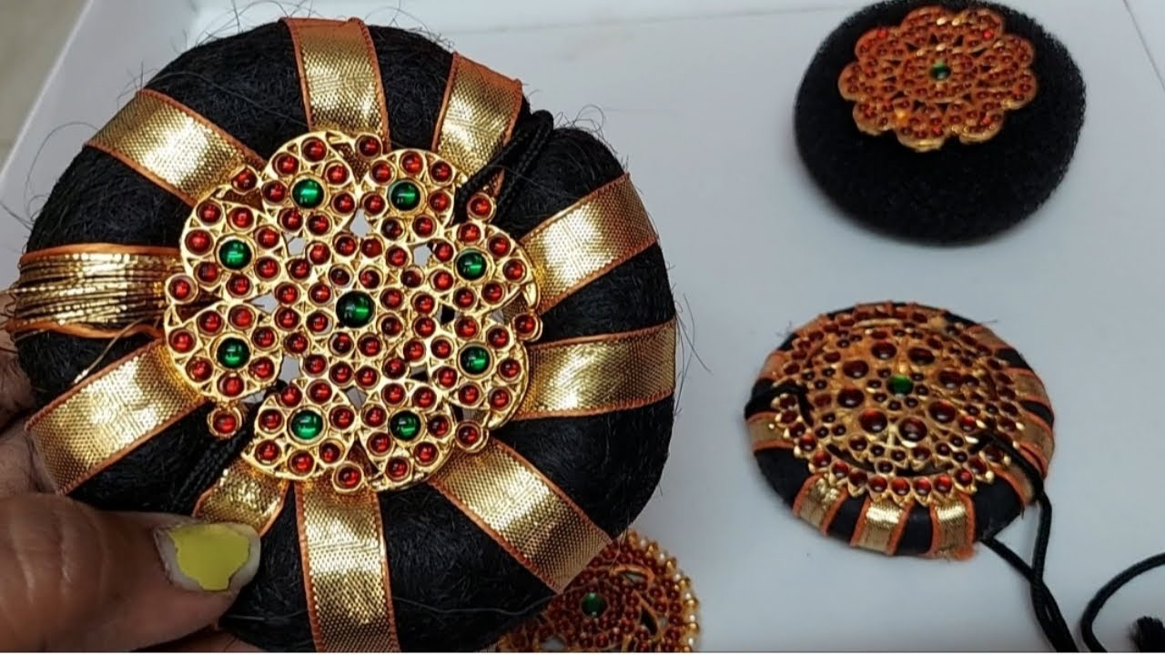 BHARATANATYAM || HAIR ACCESSORY || RAKODI || HOW TO FIX || RAKODI WITH ...