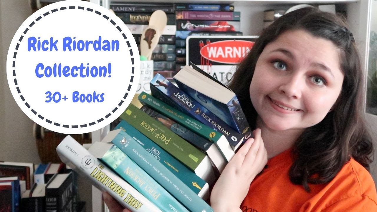 My Rick Riordan Collection || Over 30+ Books!! - YouTube