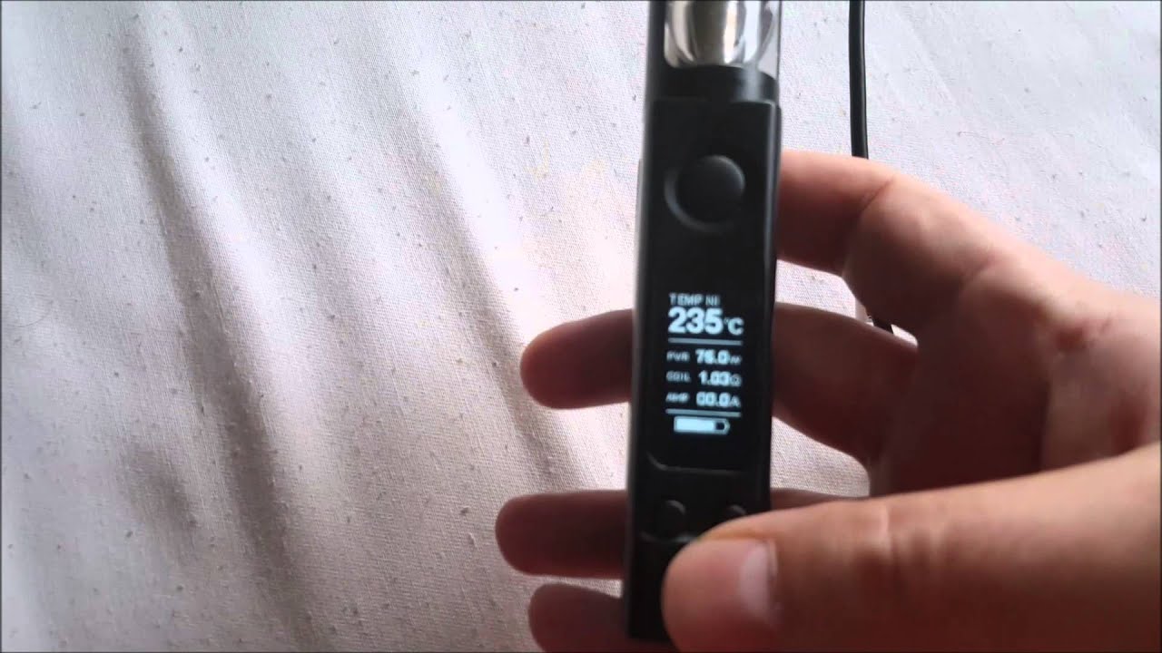 Joytech eVic VTC Mini 3.01 Firmware frissítés & CUBIS SS316 hiba - YouTube