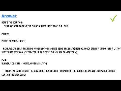 Assign number_segments with phone_number split by the hyphens.Sample output with input: ‘977-555 ...