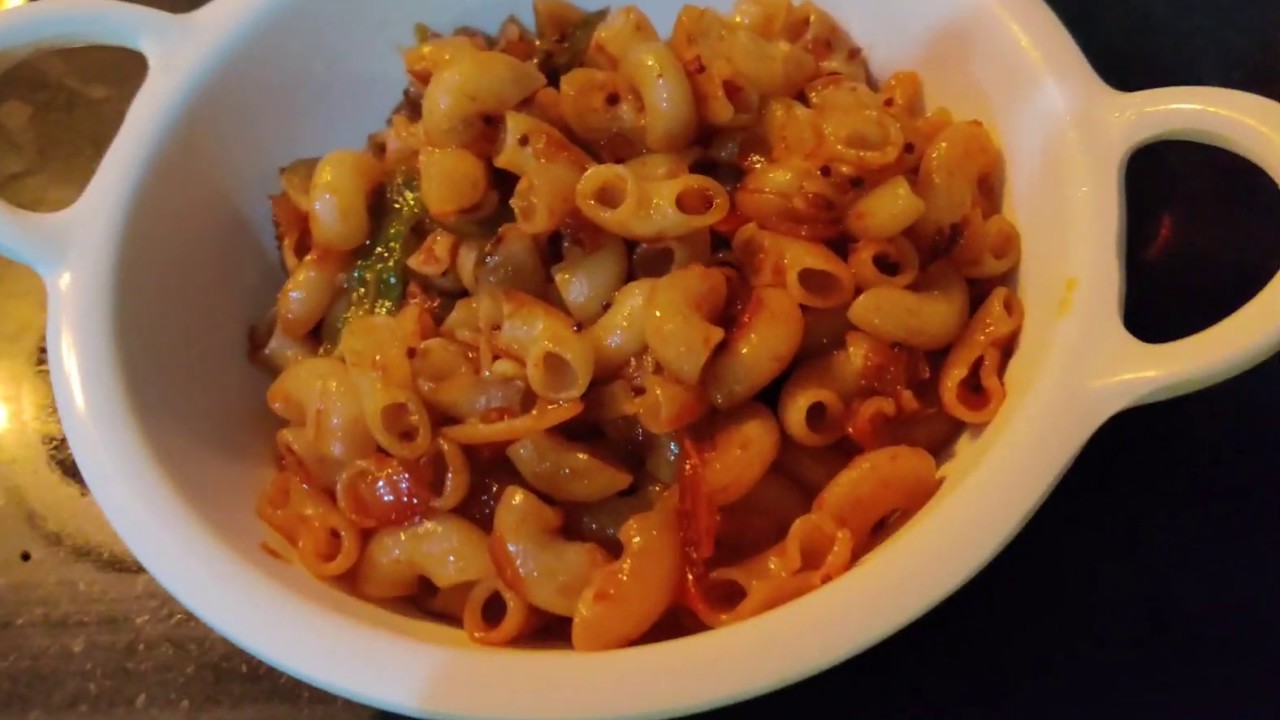 Macroni | Indian style pasta | Simple recipe with macroni - YouTube