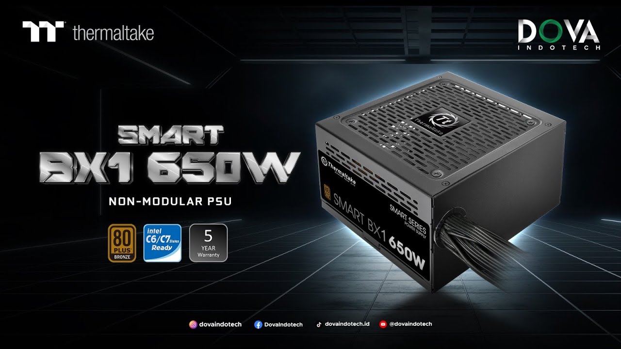 Thermaltake Power Supply - Smart Project BX1 650W - YouTube