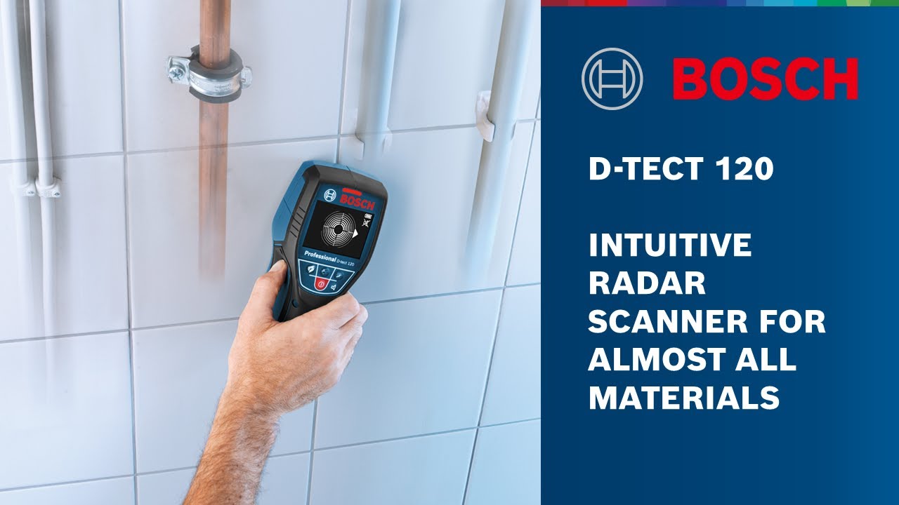 BOSCH D-Tect 120 Professional Radar Scanner - YouTube