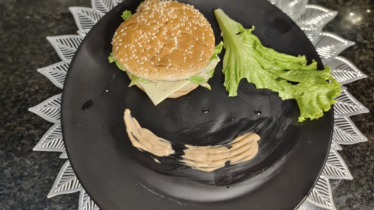 Veg Patty Burger Loaded with Cheese 🧀 - YouTube